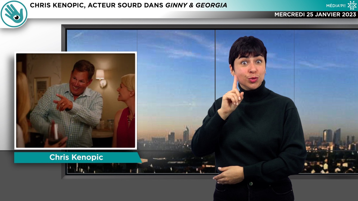 Chris Kenopic, acteur sourd dans « Ginny & Georgia » - Médiapi