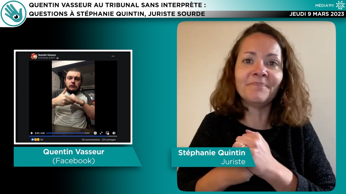 Quentin Vasseur au tribunal sans interprète : questions à Stéphanie ...