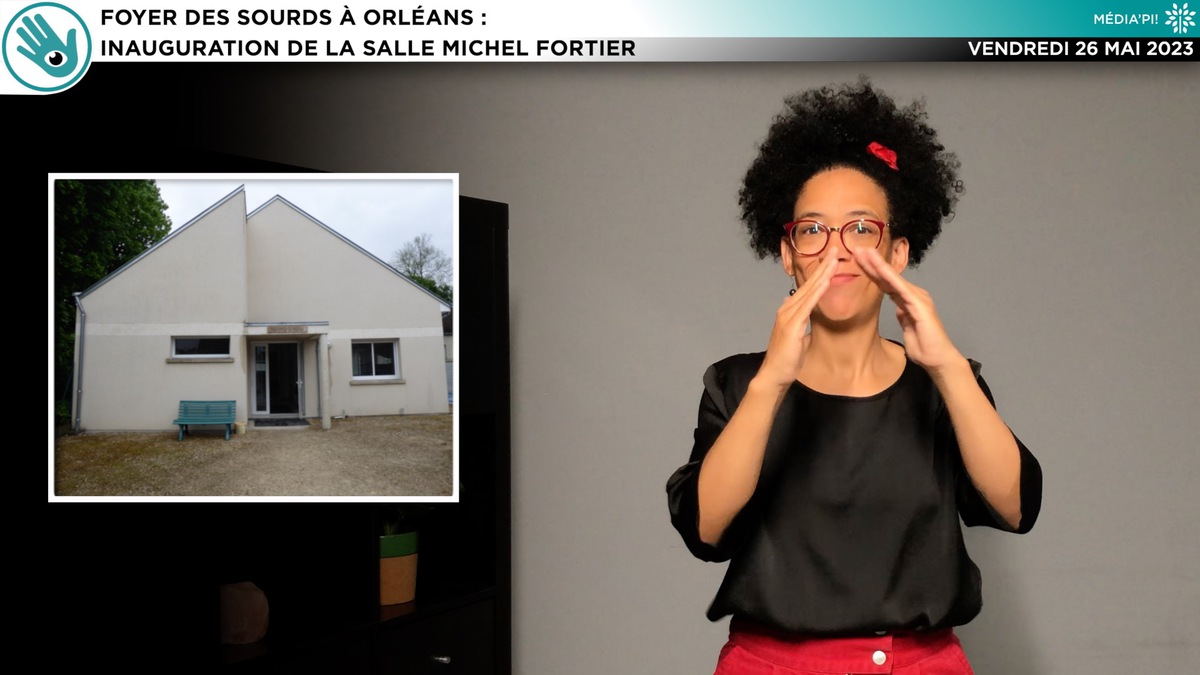 Foyer des sourds à Orléans : inauguration de la salle Michel Fortier ...
