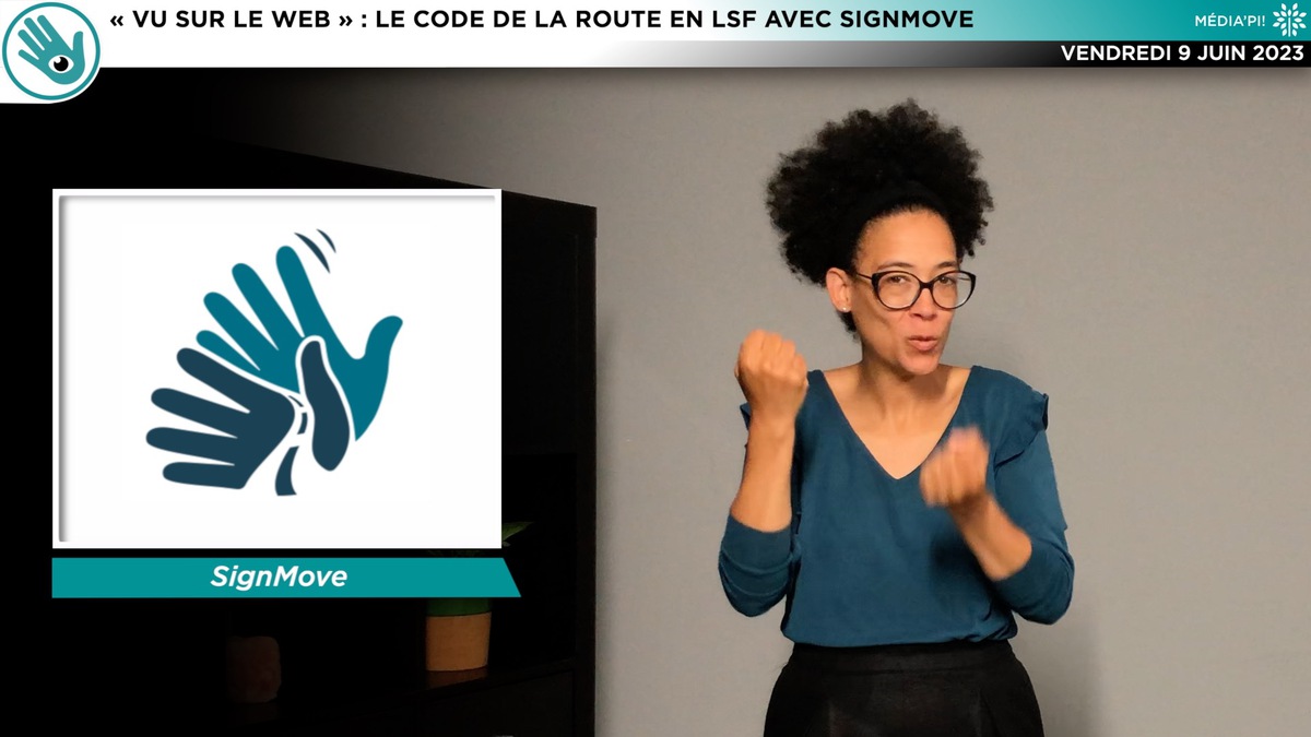 « Vu sur le web » : le code de la route en LSF avec Signmove - Médiapi