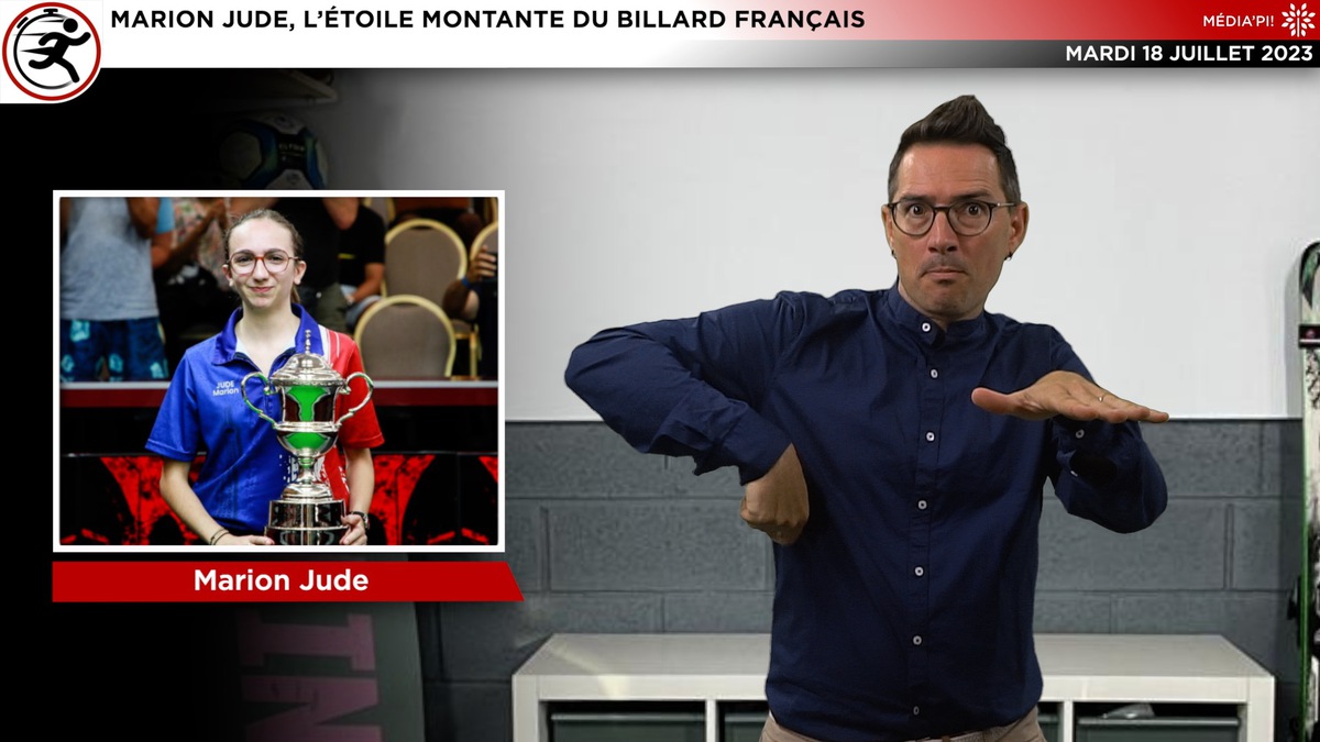 Marion Jude, l’étoile montante du billard français - Médiapi