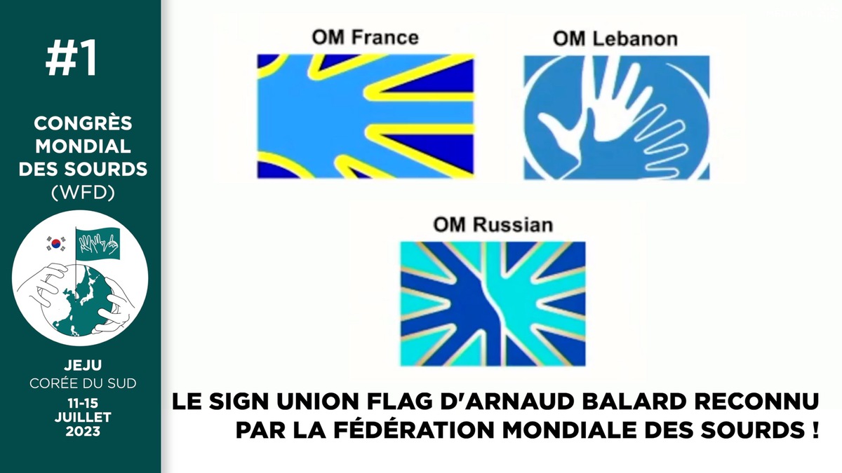 Le Sign Union Flag d'Arnaud Balard reconnu par la Fédération mondiale ...